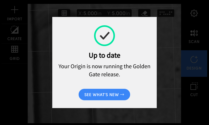 Updating Origin's Software