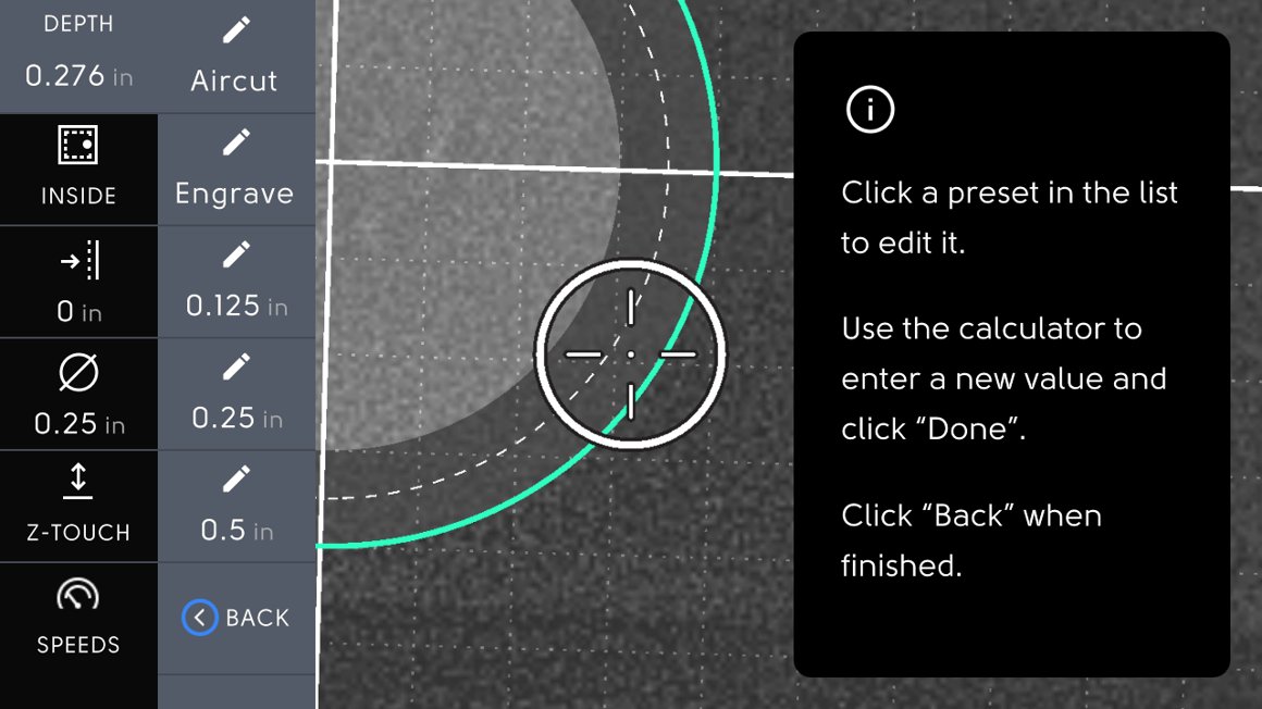 Editable Presets