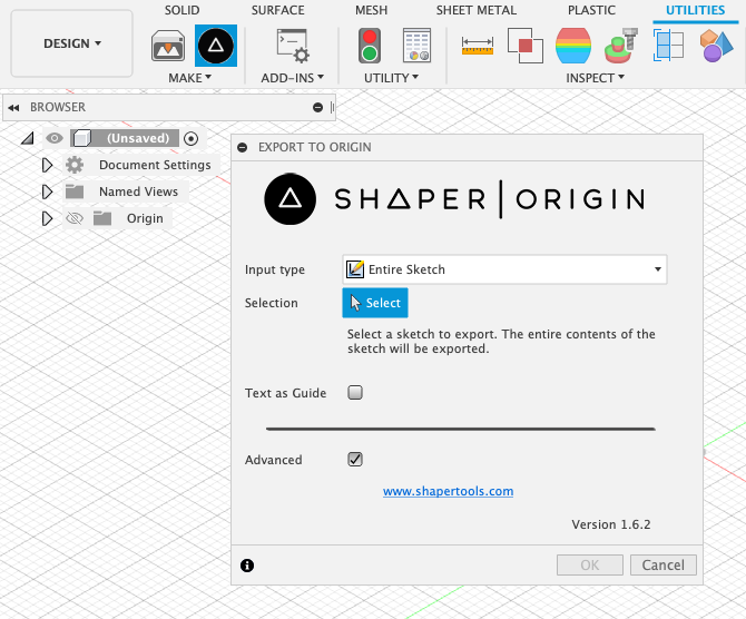 Installing the Shaper Utilities Add-In for Fusion 360