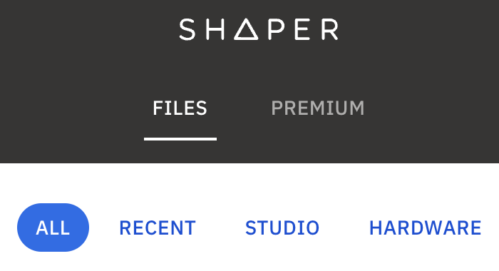 Viewing the Files in your Shaper Account